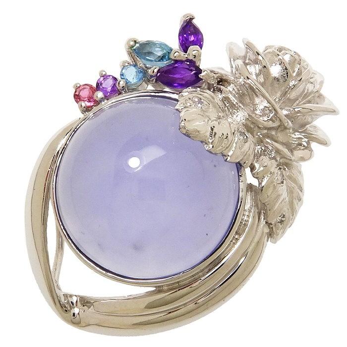 マルチ石 ペンダントトップ K18WGホワイトゴールド 14.3g レディース : 真子質店 ヤフーショッピング店 - 通販 - Yahoo!ショッピング