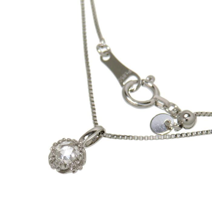 ローズカット 一粒 ダイヤモンド 0.09ct ネックレス Pt900プラチナ/Pt850プラチナ 1.9g 45cm レディース : 真子質店 ヤフーショッピング店 - 通販 - Yahoo ...