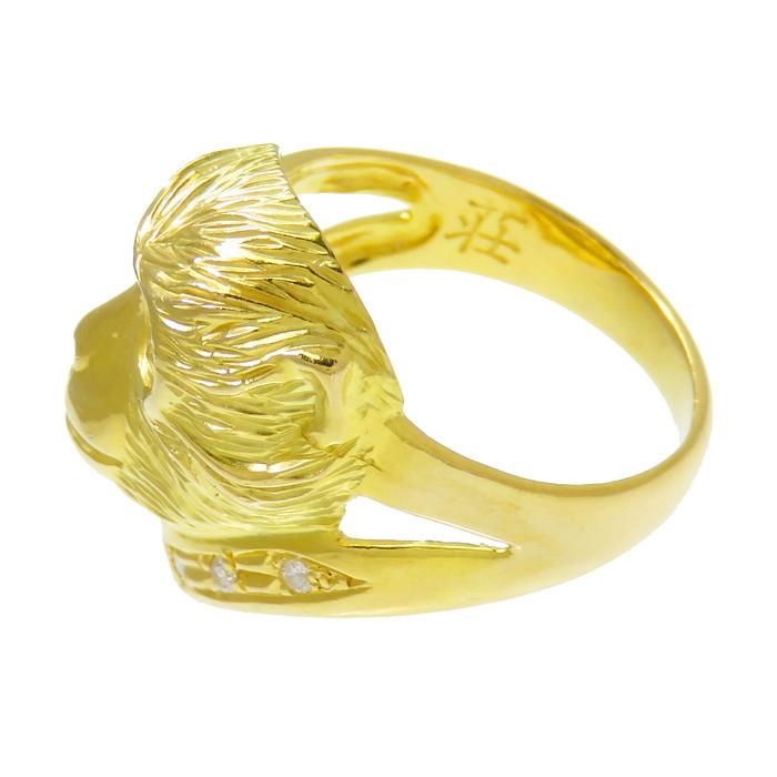 11号 猿モチーフ/動物/アニマル ダイヤモンド 計0.03ct リング 11号 猿モチーフ/動物/アニマル ダイヤモンド 計0.03ct リング