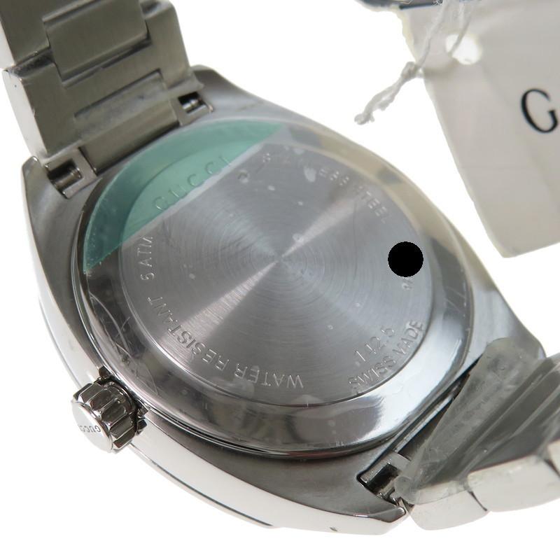 GUCCI（グッチ） GG2570 142.5/YA142503 12Pダイヤインデックス 腕時計 ステンレススチール クオーツ シルバー ...