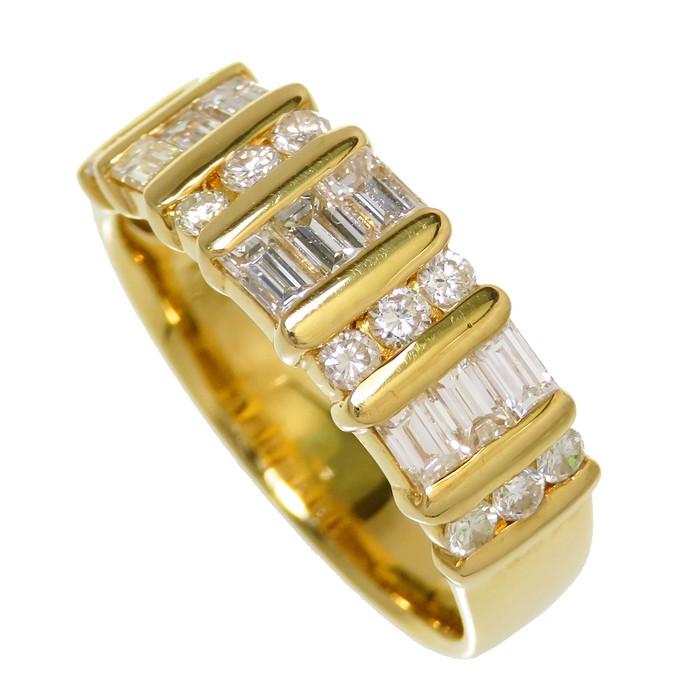 13号 ダイヤモンド 計1.00ct リング・指輪 K18ゴールド 5.1g レディース : 真子質店 ヤフーショッピング店 - 通販 - Yahoo!ショッピング