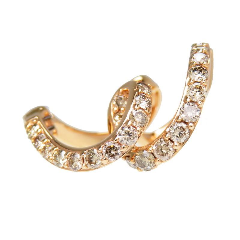 ピアリング ダイヤモンド 計0.50×2ct イヤリング K18PGピンクゴールド 8.4g レディース : 真子質店 ヤフーショッピング店 - 通販 - Yahoo!ショッピング