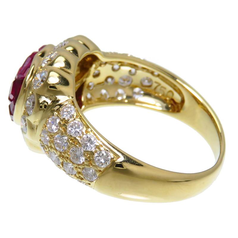 14号 ハート ルビー 計2.65ct ダイヤモンド 計1.46ct リング・指輪 K18ゴールド 6.7g レディース : 真子質店 ヤフーショッピング店 - 通販 - Yahoo!ショッピング