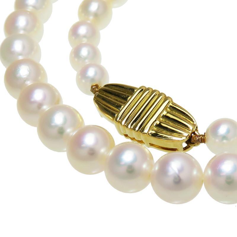 MIKIMOTO MIKIMOTO/ミキモト アコヤ真珠 5.1〜6.9mm ネックレス K18ゴールド 26.9g 42.5cm レディース : 真子質店 ヤフーショッピング店 - 通販 ...