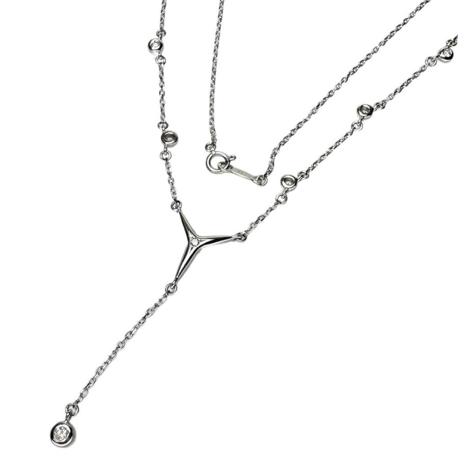 ダイヤモンド 計0.46ct ネックレス K18WGホワイトゴールド 6.8g 43cm レディース : 真子質店 ヤフーショッピング店 - 通販 - Yahoo!ショッピング