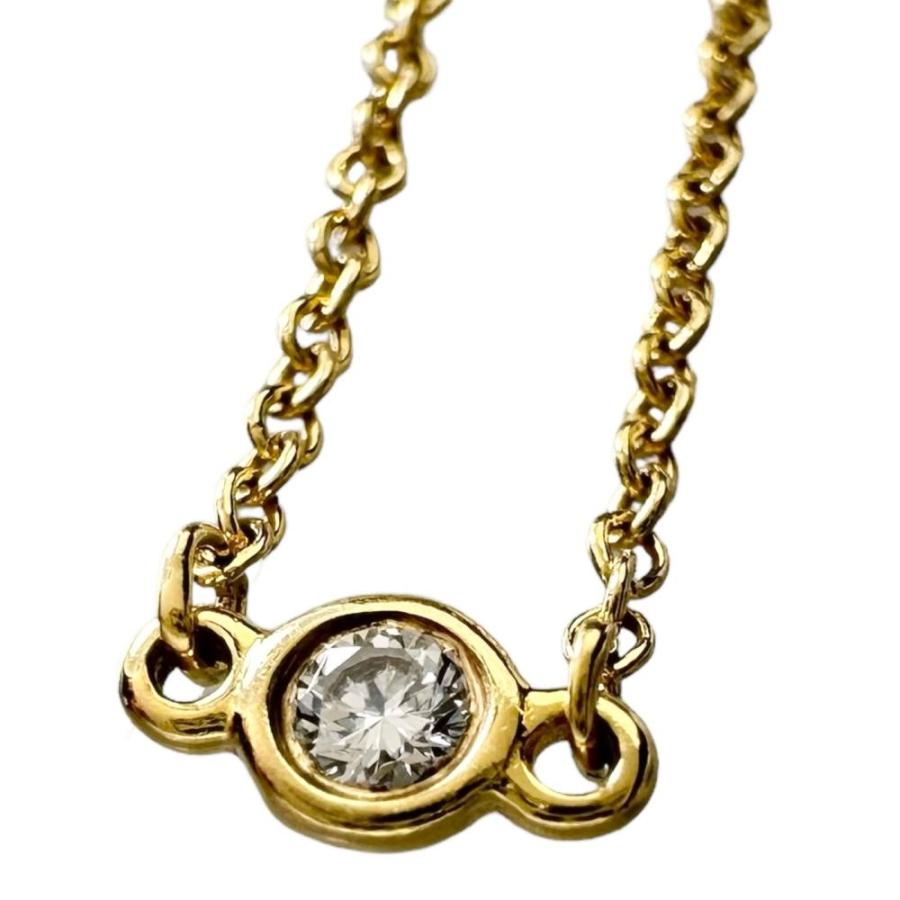 TIFFANY&Co. TIFFANY&Co./ティファニー ダイヤモンド推定 0.05ct ブレスレット バイザヤード K18ゴールド 0.9g 15.5cm レディース : 真子質店 ...