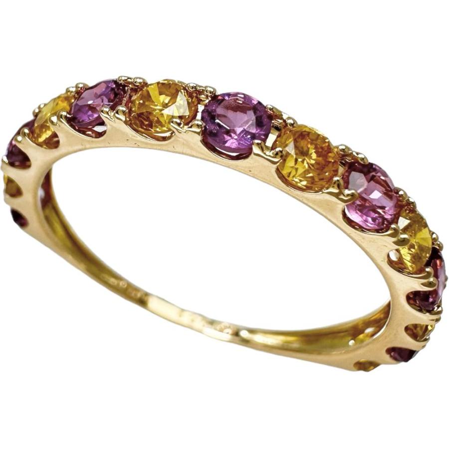 12号 ガーネット 計0.62ct 合成ダイヤモンド 計0.50ct リング・指輪 K18ゴールド 1.1g レディース : 真子質店 ヤフーショッピング店 - 通販 - Yahoo!ショッピング