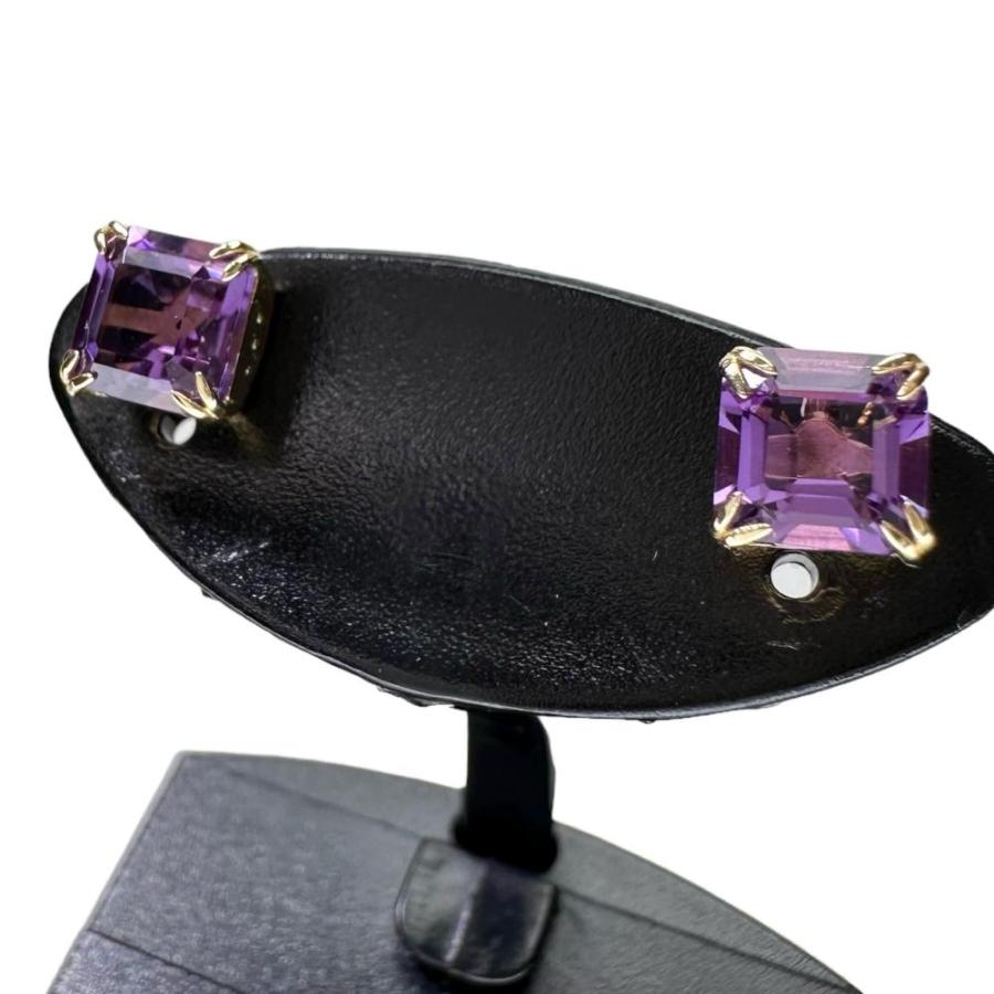 アメジスト 0.55×2ct ピアス K18ゴールド 1.3g レディース : 真子質店 ヤフーショッピング店 - 通販 - Yahoo!ショッピング