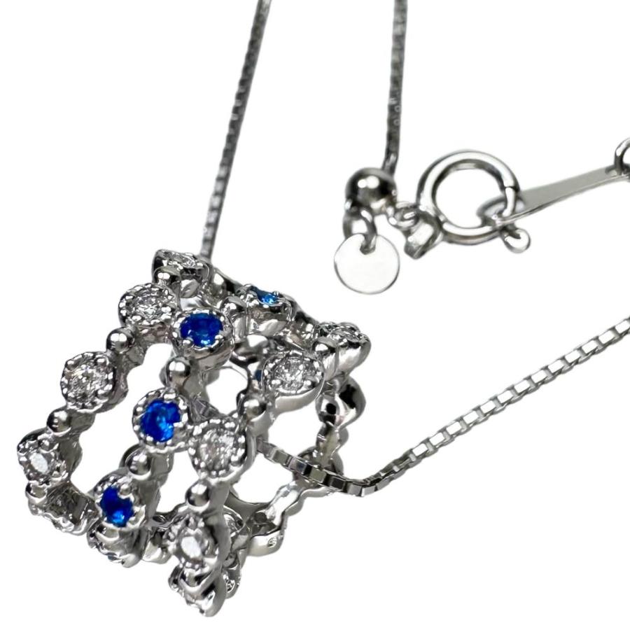 アウイナイト 計0.08ct ダイヤモンド 計0.18ct ネックレス Pt900プラチナ/Pt850プラチナ 5.7g 45cm レディース : 真子質店 ヤフーショッピング店 - 通販 ...