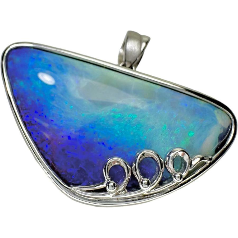 ボルダーオパール 39.61ct ペンダントトップ K18WGホワイトゴールド 14.1g レディース : 真子質店 ヤフーショッピング店 - 通販 - Yahoo!ショッピング