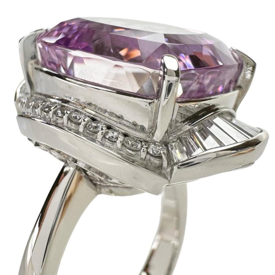 17号 クンツァイト 21.68ct ダイヤモンド 計1.11ct リング・指輪 Pt900プラチナ 20.5g レディース : 真子質店 ヤフーショッピング店 - 通販 - Yahoo!ショッピング
