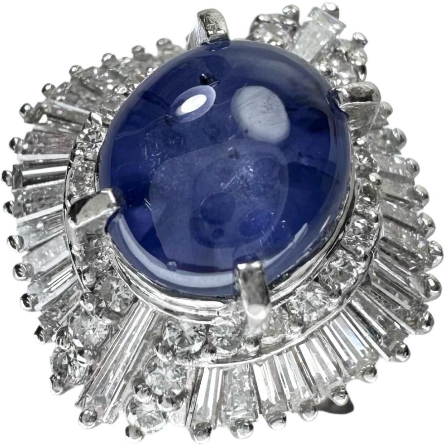 10号 スターサファイア 5.80ct ダイヤモンド 1.20ct リング・指輪 Pt900プラチナ 9.4g レディース : 真子質店 ヤフーショッピング店 - 通販 - Yahoo!ショッピング