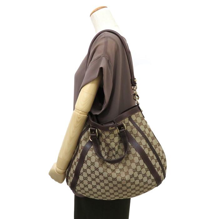 GUCCI GUCCI/グッチ 130734 ハンドバッグ GGキャンバス/レザー GUCCI GUCCI/グッチ 130734 ハンドバッグ GGキャンバス/レザー