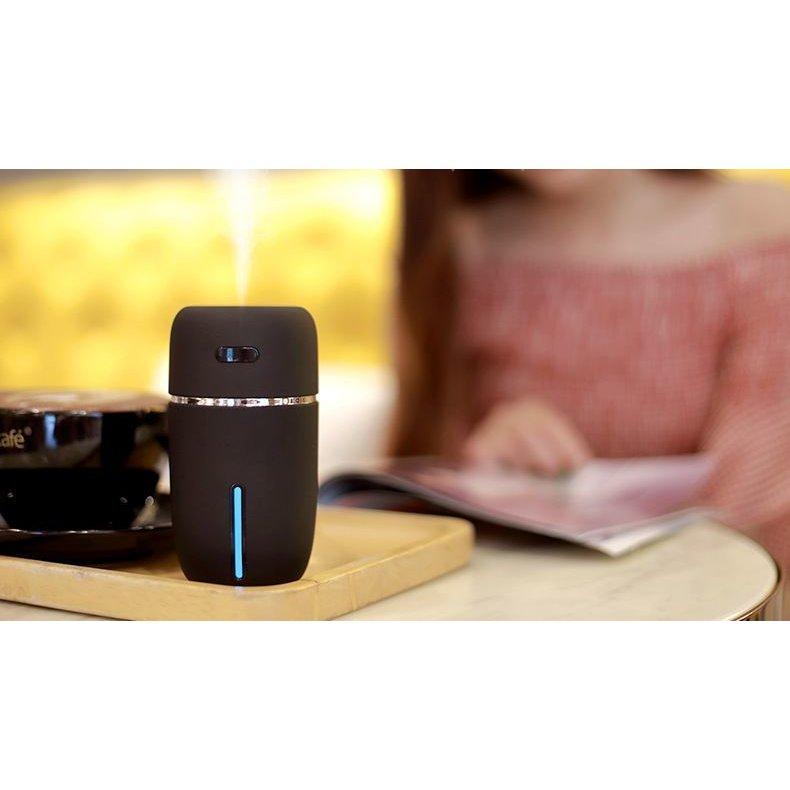 加湿器 USB充電 200ml 超音波式 小型 置き型 卓上 車載 光る コードレス ポータブル コンパクト シンプル 乾燥対策 ワンボタン 寝室 机 : まのこい商店 - 通販 ...