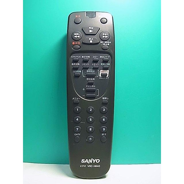 S149-729★サンヨー SANYO★ビデオリモコン★VRC-H640★即日発送！保証付！即決！ : s149-729 : マコトサービス - 通販 - Yahoo!ショッピング