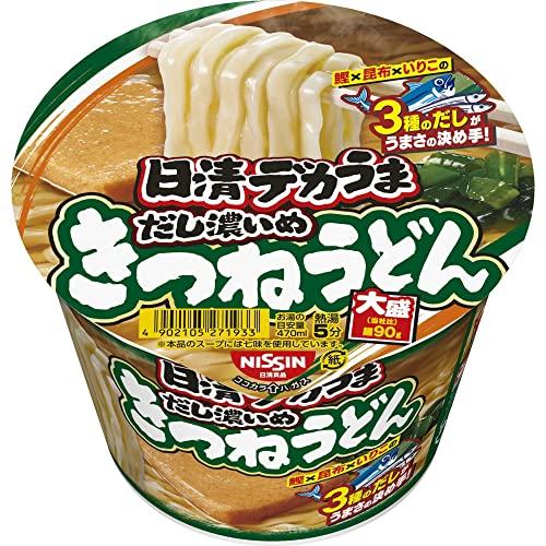 日清食品 日清デカうま きつねうどんだし濃いめ 106g×12個 : 眞屋 - 通販 - Yahoo!ショッピング