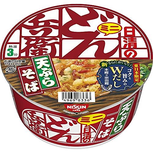 どん兵衛 天ぷらそばミニ (東) 日清食品 カップ麺 46g×12個 : 眞屋 - 通販 - Yahoo!ショッピング