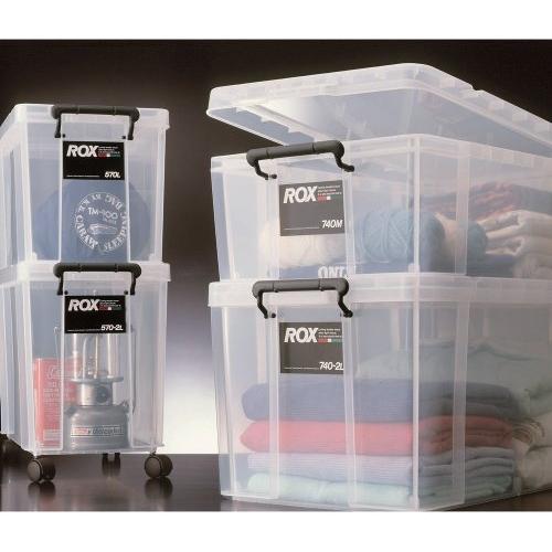 天馬 フタ式収納 ロックス クローゼット用 530M クリア 幅39×奥行53×高さ24.3cm :maf26fc4dcd5:眞屋 - 通販 - Yahoo!ショッピング