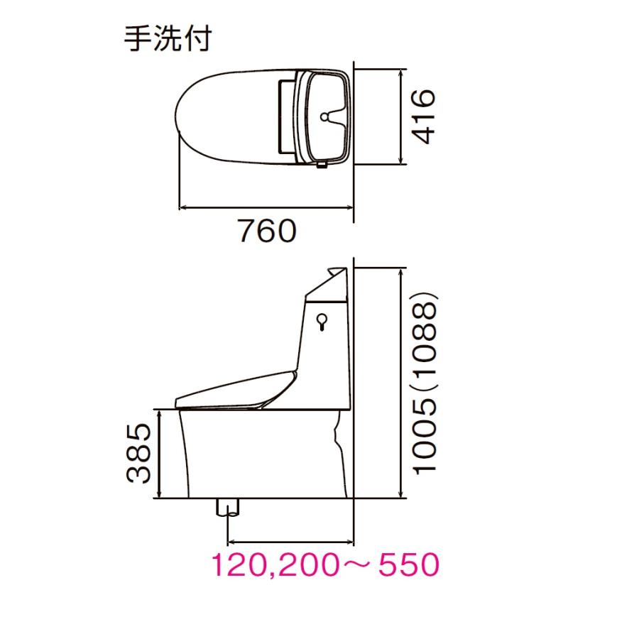 LIXIL BC-LV20H-DT-LV281H リクシル LVシャワートイレ一体型リトイレ 手洗付き 送料無料 : malukoh shopping - 通販 - Yahoo!ショッピング