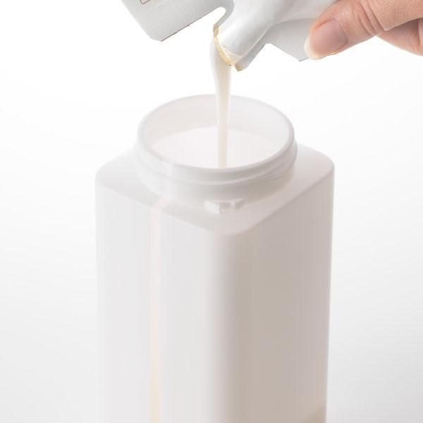 シャンプーボトル ソープディスペンサー おしゃれ そのまま使う スリム 詰め替えボトル ソープ容器RETTO レットー ディスペンサー L 800ml 3本セット :025A-046-004 ...