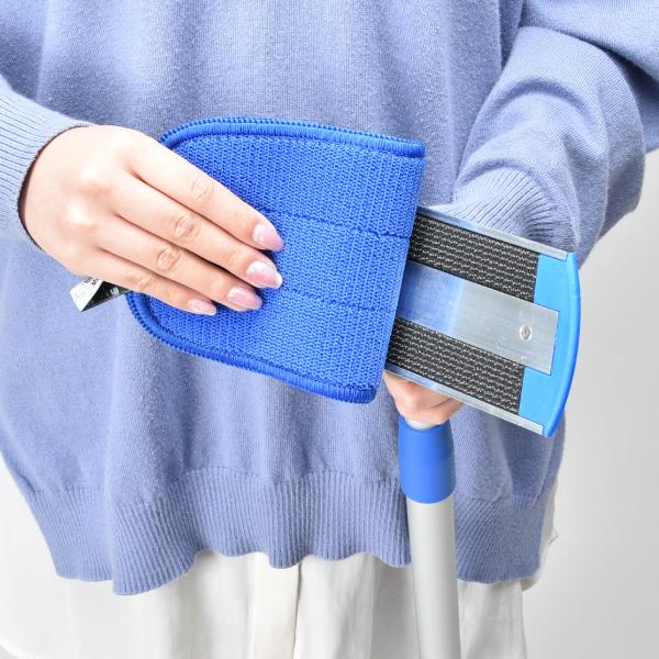 モップクロス おしゃれ 2枚組 掃除道具 ブルー ホワイト MQ・Duotex クライメートスマート プレミアムモップ交換クロス 30cm ブルー&ホワイト 2枚入り :033A-078:ママ ...