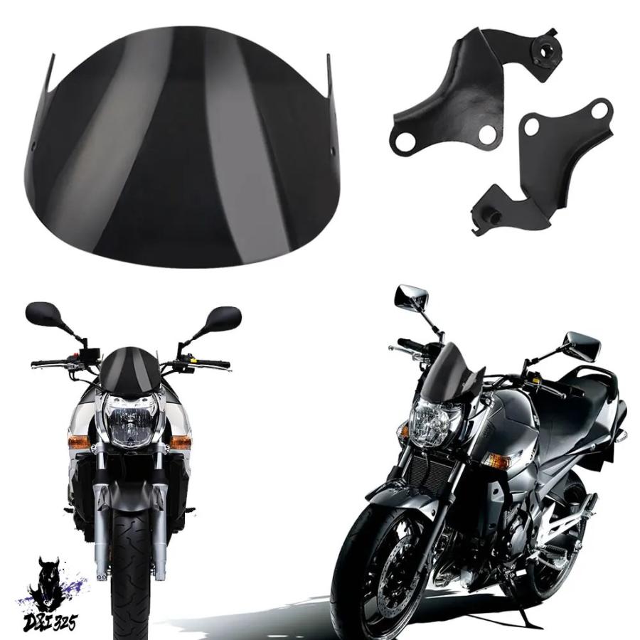 スズキ GSR400 GSR600 バイクウィンドスクリーン ガラスウィンドデフレクター バイザーブラケット BK400 BK600 2006-2012 : dandi-00000135 ...