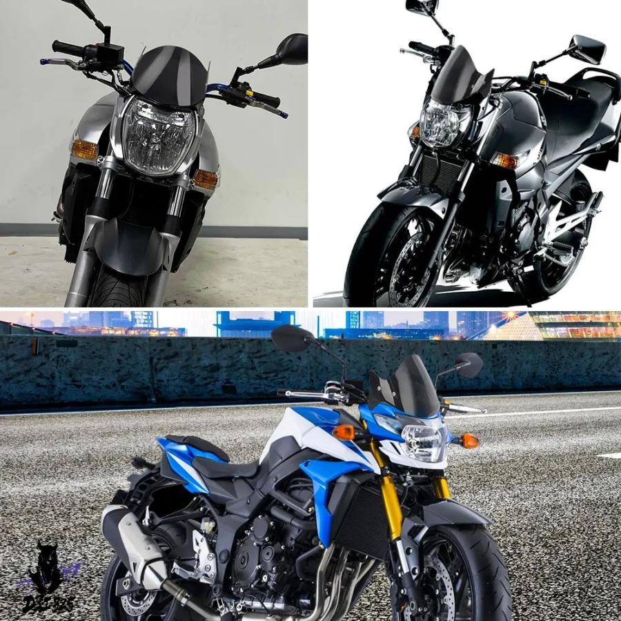 スズキ GSR400 GSR600 バイクウィンドスクリーン ガラスウィンドデフレクター バイザーブラケット BK400 BK600 2006-2012 : dandi-00000135 ...