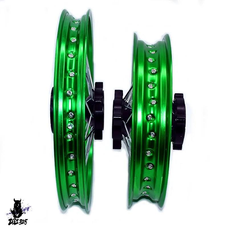 【互換品】 ピットバイク用の黒ハブ付きアルミニウム合金ホイール 1.85~14インチ & 1.40~12インチklx crf Kayo bse 社外製 : D&I 325 - 通販 ...