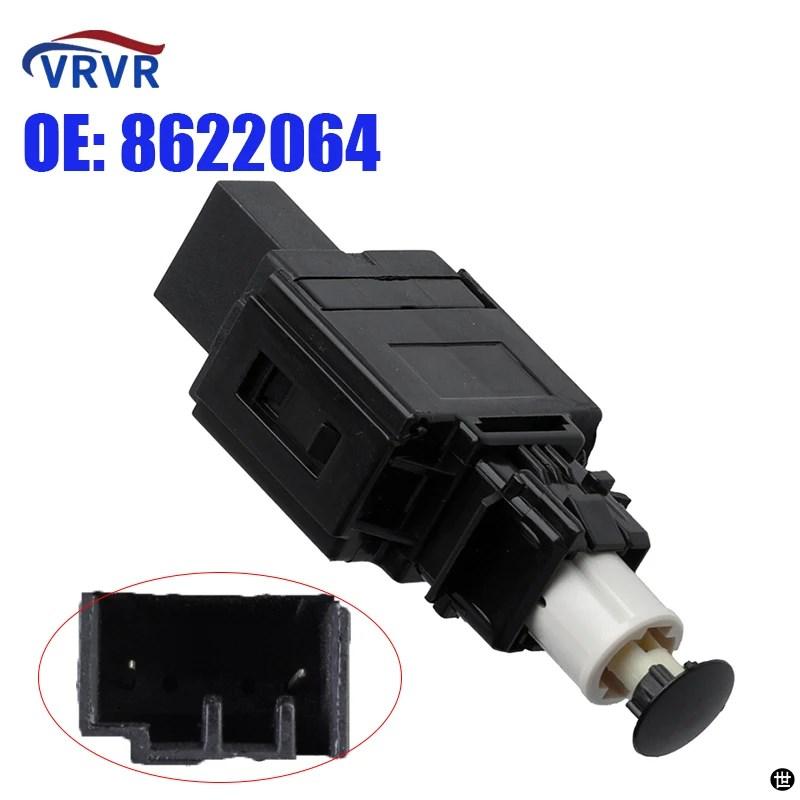VRVR-ブレーキライトスイッチ 8622064 86220640-86220647 ボルボS60 S80 V70 XC70 XC90用 ...
