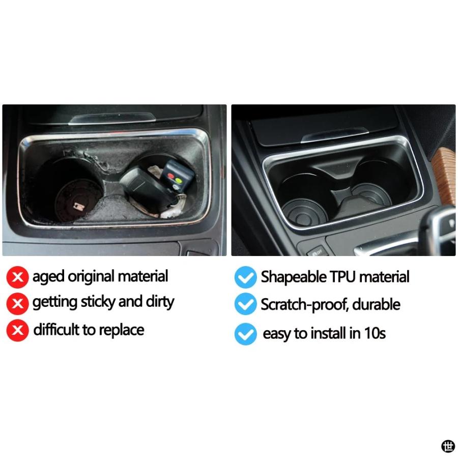BMW 3 4シリーズ F30 F31 F34 F35 F32 F33 F36 F82 51169218925用ドリンクカップホルダー ...