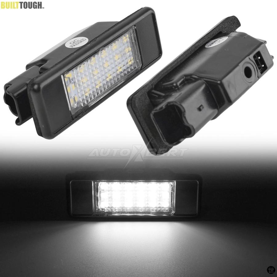 2 個白色 LED ナンバープレートライト日産エクストレイル T30 T31 キャシュカイ J10 J11 プリメーラ P12 パスファインダー R51 ジューク F15 : 世田谷インポート ...