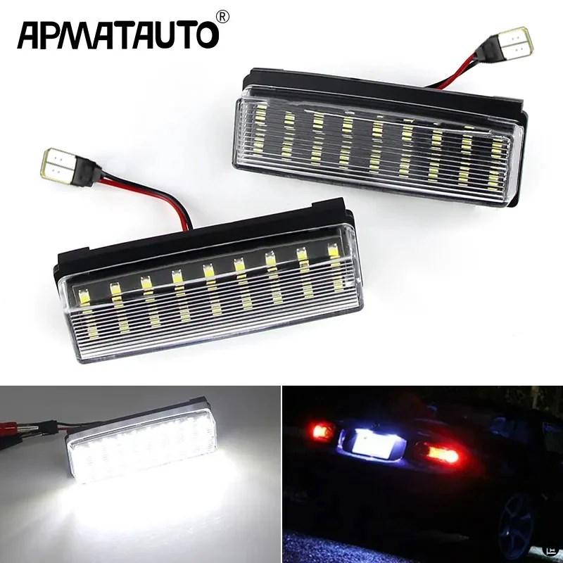 2 ピース/ロット 6000 18K LED ライセンスプレートランプライトマツダ MX5 ミアータロードスター MK3 NC MKIII ...