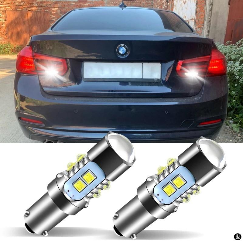 2 個 LED バックアップライト BLUB リバースランプ H21W BAY9S 64136 CANBUS BMW F30 F80 F31 G30 F90 F11 G31 E61 X3 ...