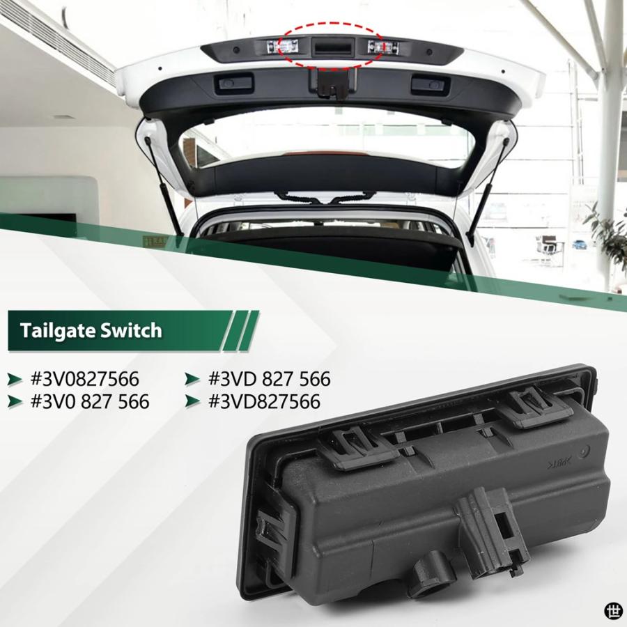 リアトランクロックリリースハンドルスイッチ素晴らしいタラコオクタヴィア VW キャディーアウディ A4 B9 3V0 827 566 ...