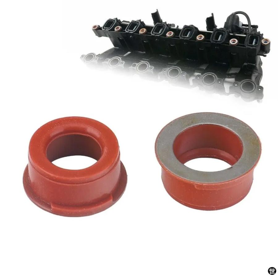 20 個ゴム製インテークインレットマニホールドシールガスケットリペアキット BMW E87 E46 E90 E91 E92 E93 E39 ...