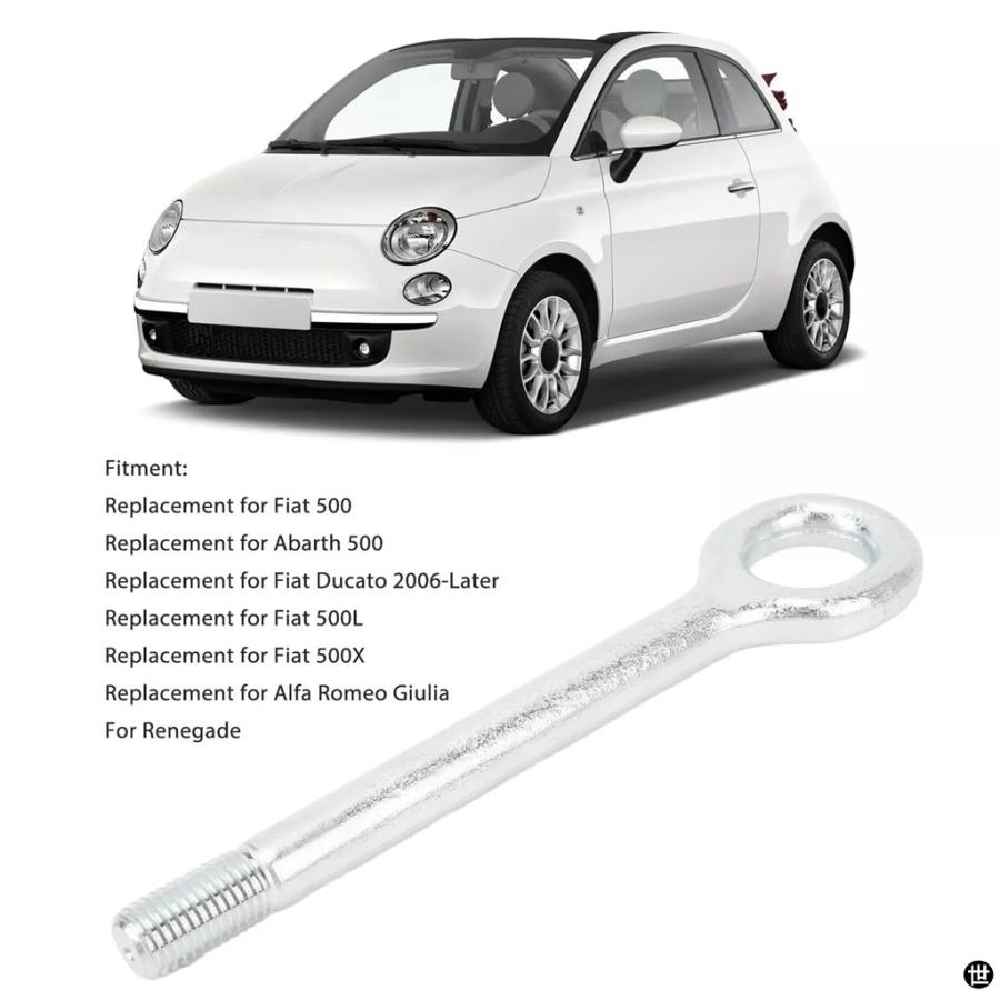 シトロエンリレープジョーボクサーフィアットデュカトロング牽引アイリカバリフック51798113適合 : 世田谷インポートモール - 通販 ...