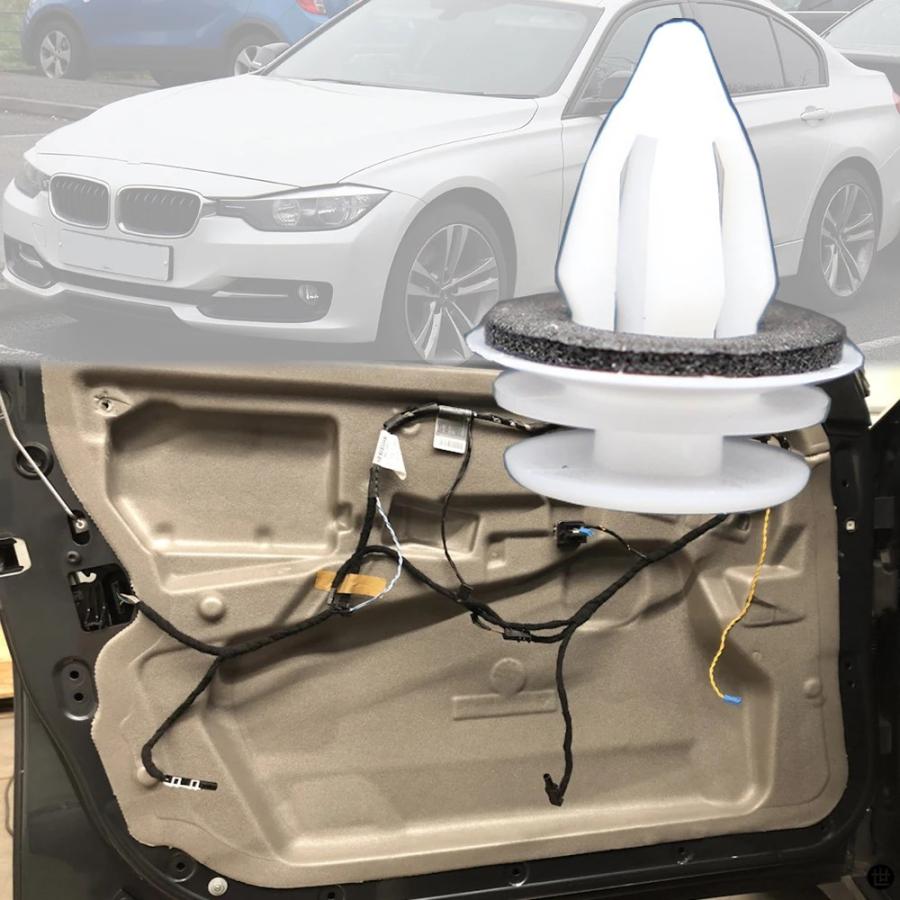 10 個室内ドアカードパネルトリムクリップクランプリベット BMW 3 シリーズ E90 E91 E92 E93 2005 2006 2007 2008 - 2013 E46 F30 F31 ...