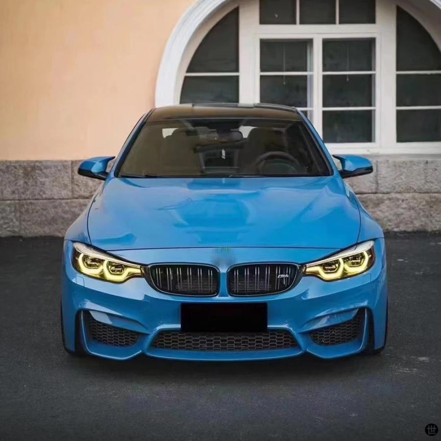 イエローレモン DRL 18-20 BMW M3 M4 F80 F82 F36 LCI 430I 440I ANGEL EYES マルチカラー ...