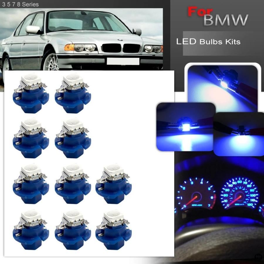 BMW 3 5 7 8 シリーズ E36 E34 E39 E32 E38 E31 Z1 Z3 X5 E53 LED 車ゲージスピードダッシュ電球インパネクラスターライト : 世田谷インポート ...
