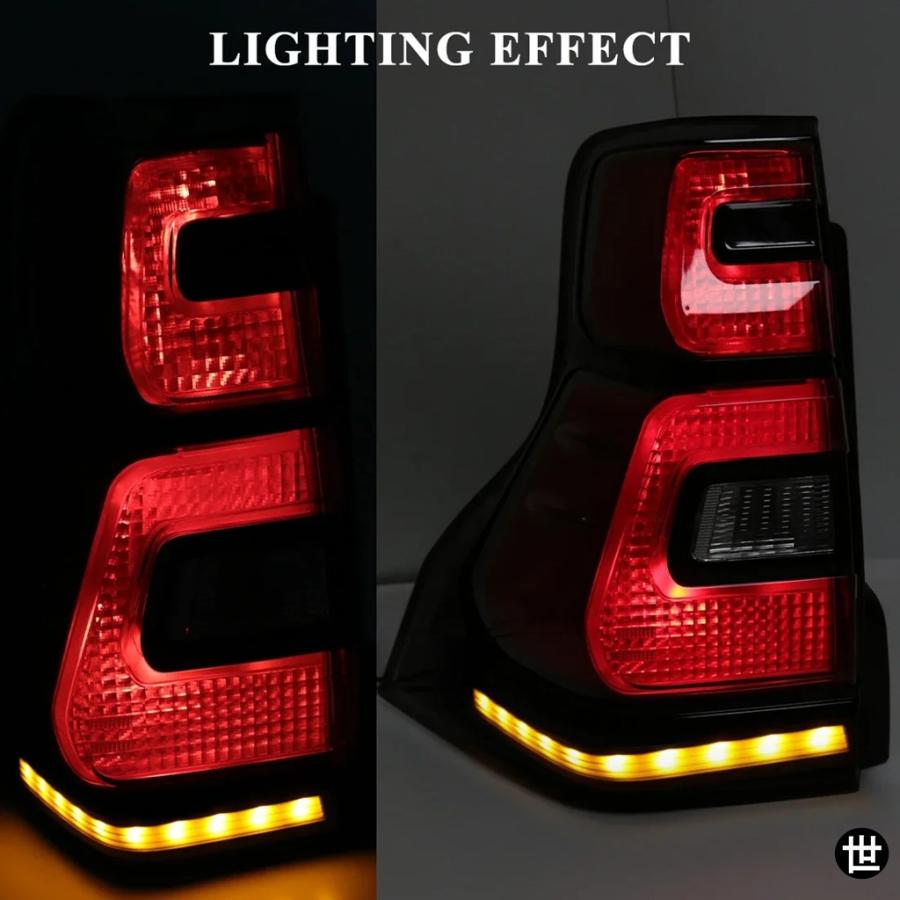 トヨタ ランドクルーザー プラド FJ150 LC150 GRJ150 2018 2019 2020 LEDテールランプ リアドライビング ...
