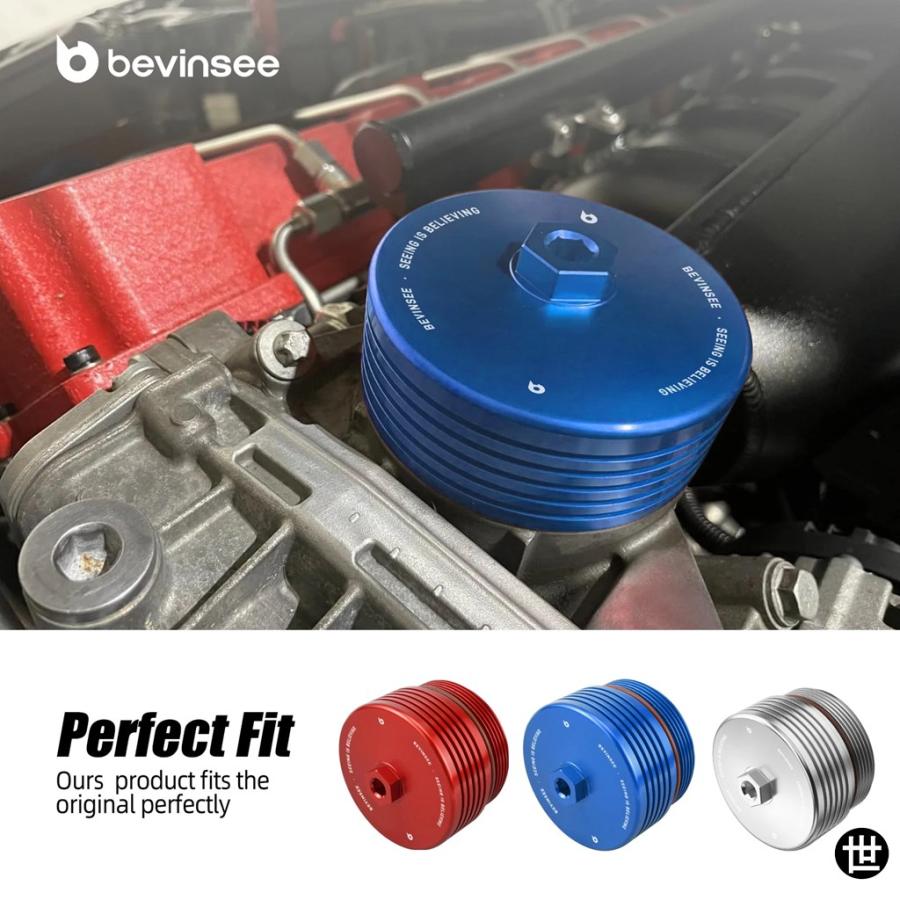Bevinsee オイルフィルターハウジング Bmw N55 N54 E90 E92 E91 E93 F30 F20 F22 M4 F82