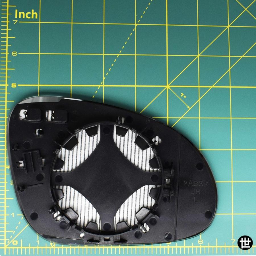 サイドヒーター付きミラー ブルーガラス LH RH レンズ交換 VW ゴルフ 5 MK5 ジェッタ パサート B6 2006-2009 ...