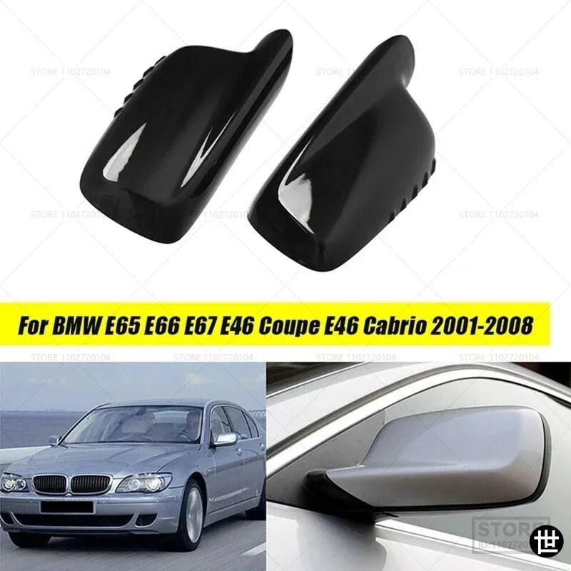 BMW E65 E66 E67 E46 クーペ カブリオ 51167074235 51167074236 用 1ペア 車用バックミラーカバー ...