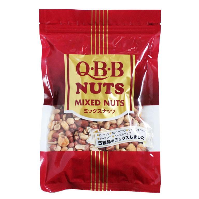 Q・B・B 送料込み ミックスナッツ QBB 業務用 500g 【ゆうパケット／送料無料】 ピーナッツ カシューナッツ他 おつまみ ママパン : ママパン - 通販 - Yahoo!ショッピング