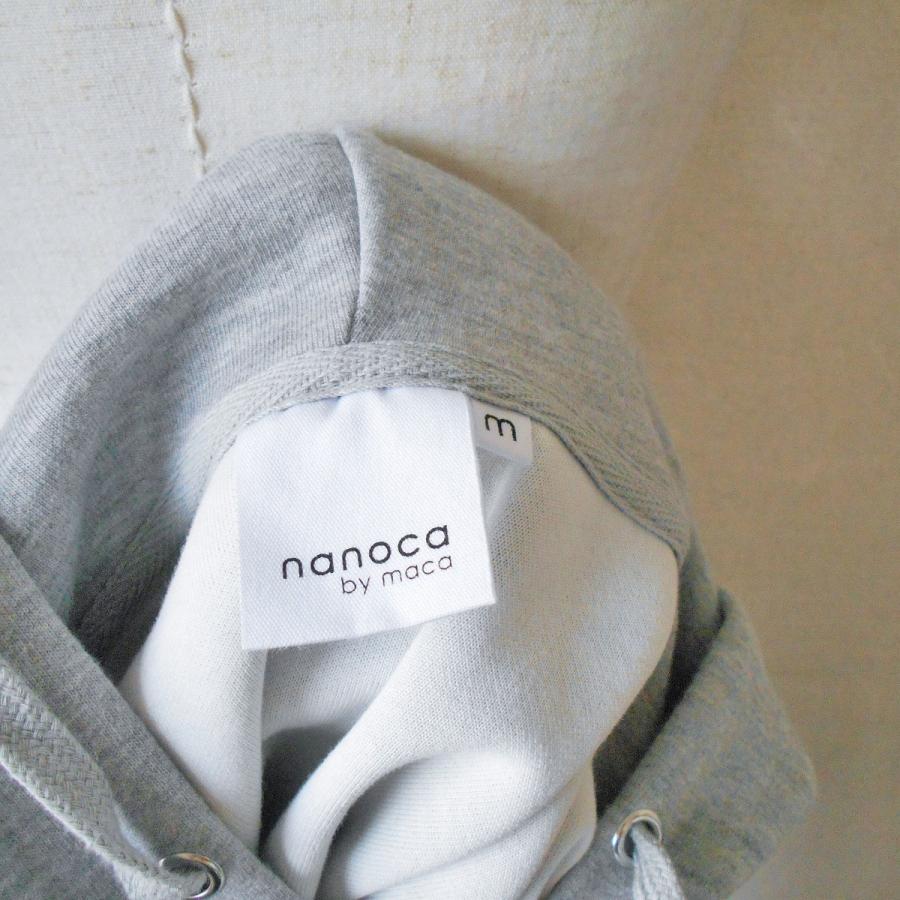 ナノカ nanoca by maca レディース 用 チュニック 丈 ジップアップ パーカー M : リサイクルマーケットママポケット ...