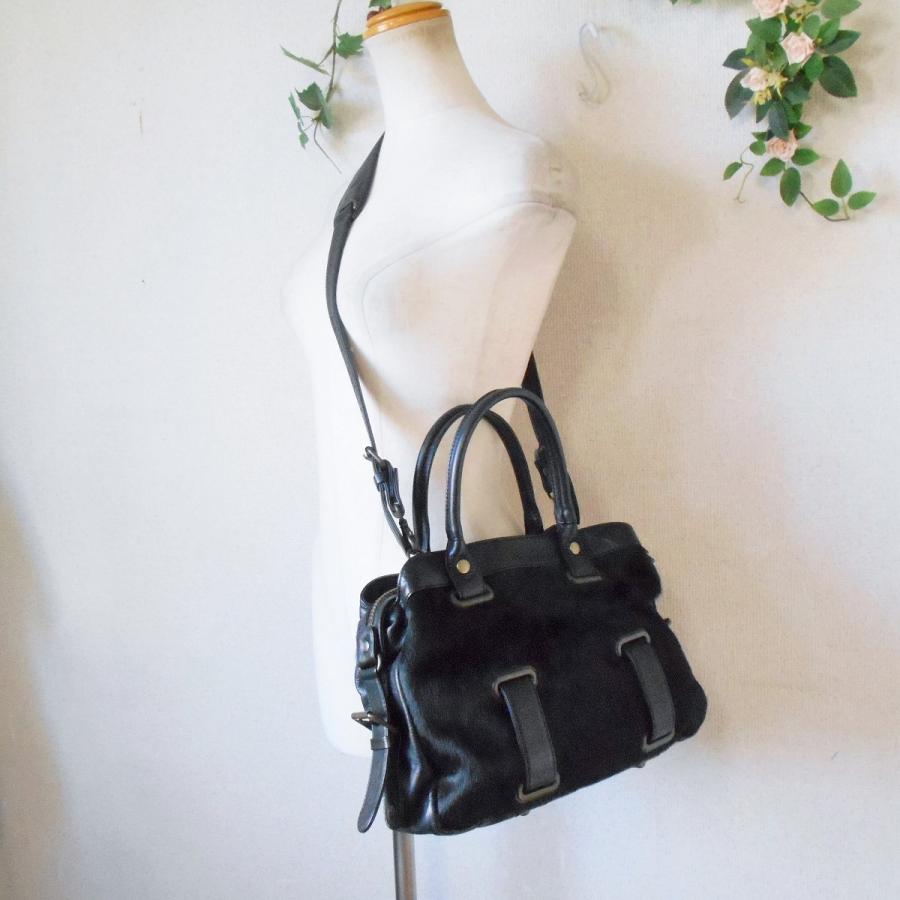 theory 希少 セオリー ハラコ 使用 ショルダー 付き 2way バッグ theory 希少 セオリー ハラコ 使用 ショルダー 付き 2way バッグ
