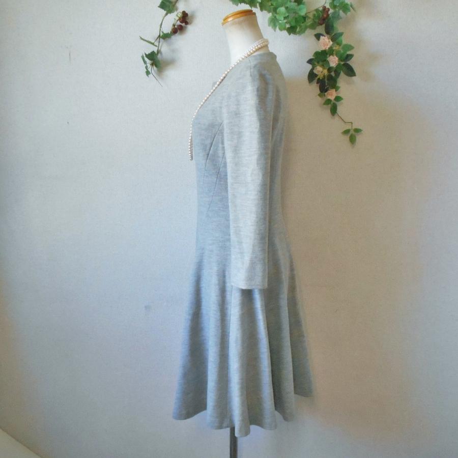 M-PREMIER エムプルミエ クチュール COUTURE ウール 100% ワンピース 日本製 34 : リサイクルマーケットママポケット - 通販 - Yahoo!ショッピング