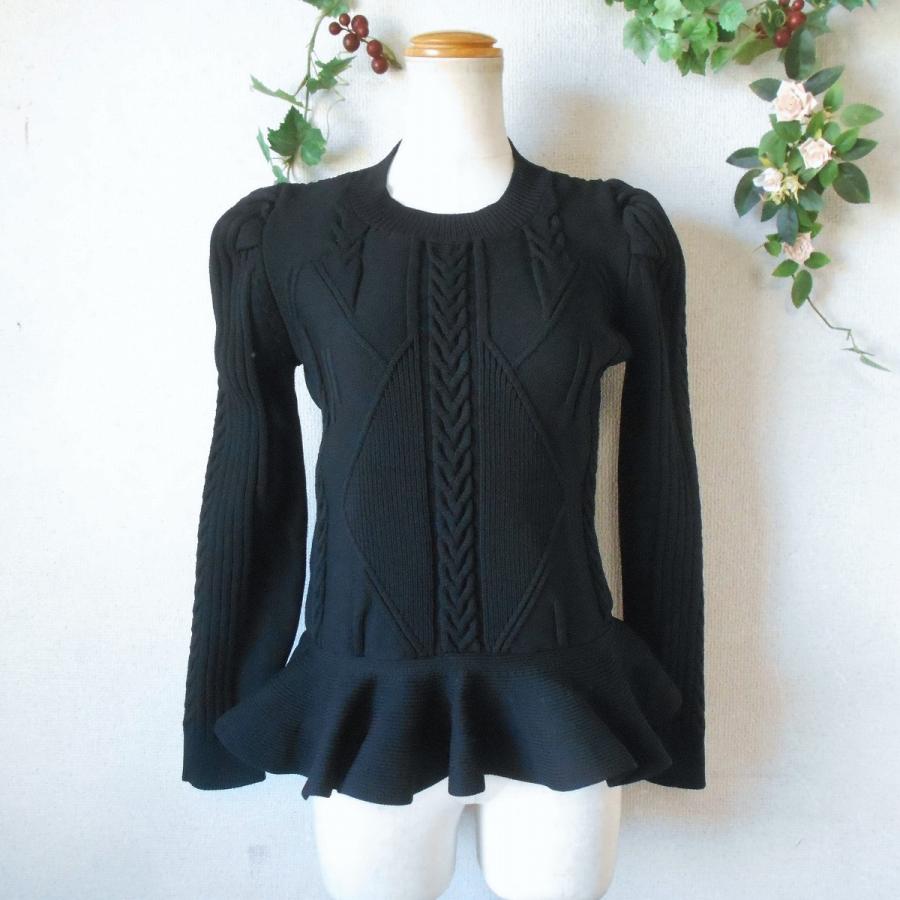 Sov. 美品 sov. ソブ ダブルスタンダードクロージング レディース 用 秋 冬 シルエット の 可愛い セーター 黒 38 : リサイクルマーケットママポケット - 通販 ...