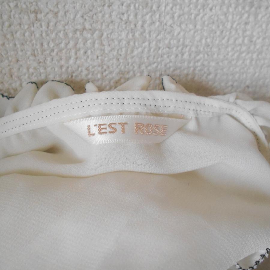 L'EST ROSE レストローズ LESTROSE ブラウス レディース リボン フリル 2 : リサイクルマーケットママポケット - 通販 - Yahoo!ショッピング