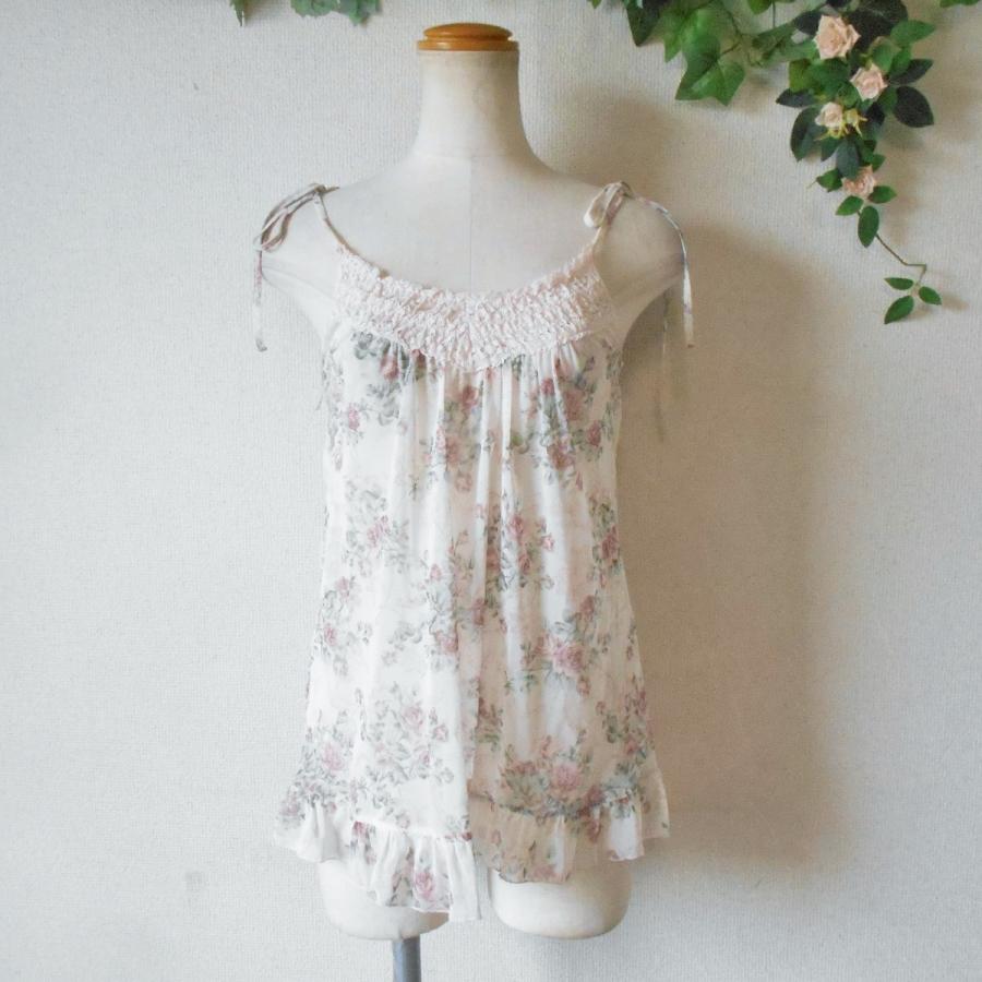 L'EST ROSE レストローズ LEST キャミソール 2 チュール ＆ レース レディース : リサイクルマーケットママポケット - 通販 - Yahoo!ショッピング